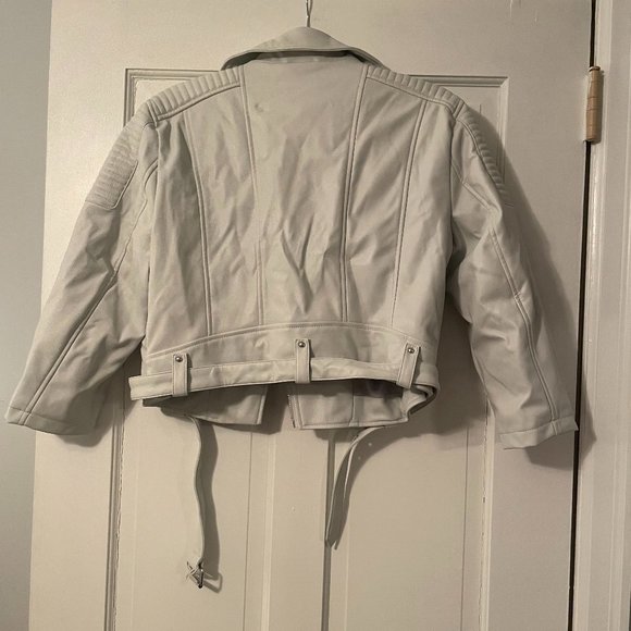 Piper & Jane | Jackets & Coats | Nwt Piper Jane Cropped Leather Moto ...